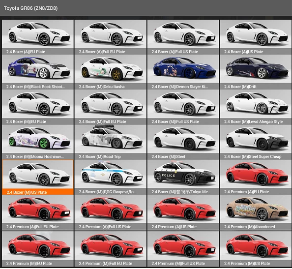 toyota gr86 - BeamNG.drive Search - ModLand.net