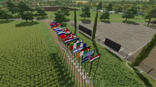 FS22 International Flag Pack v 1.0 - FS 22