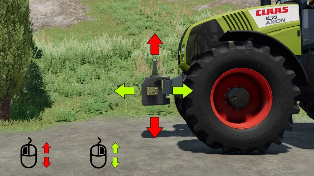 Mountable Weights Pack v 1.0 - FS 22