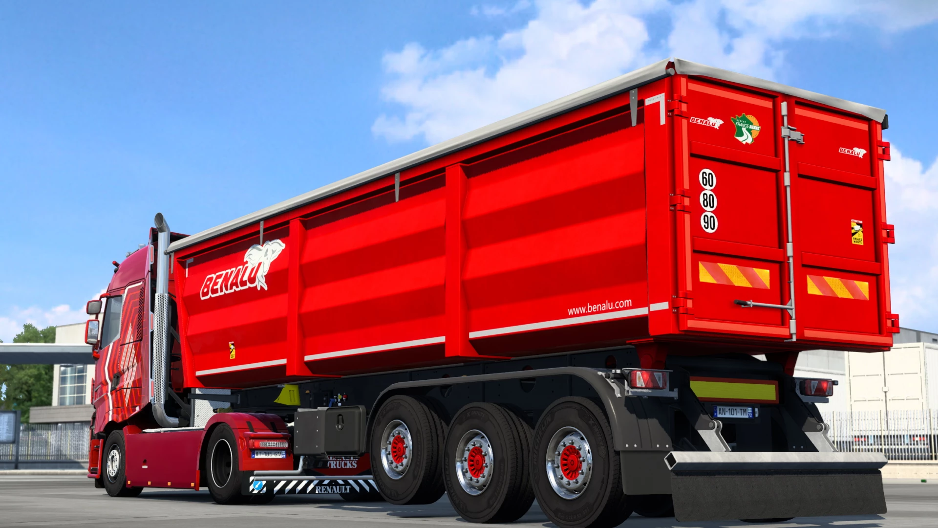 BENALU SCS STEEL DUMPER SKIN 1 - ETS 2