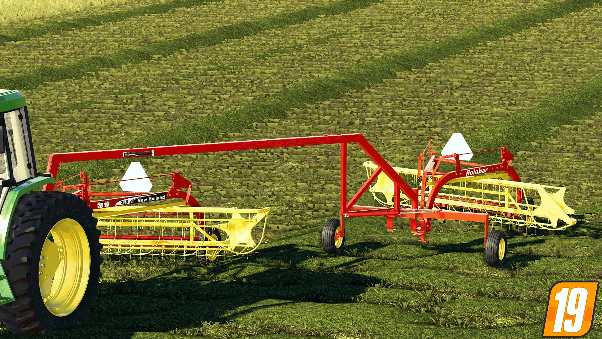 FS19 Rolabar rakes and rake hitch v 1.0 - FS 19