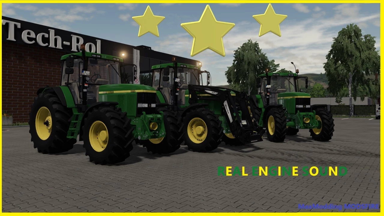 John Deere 7810 real sounds v 1.0.1 - FS 22
