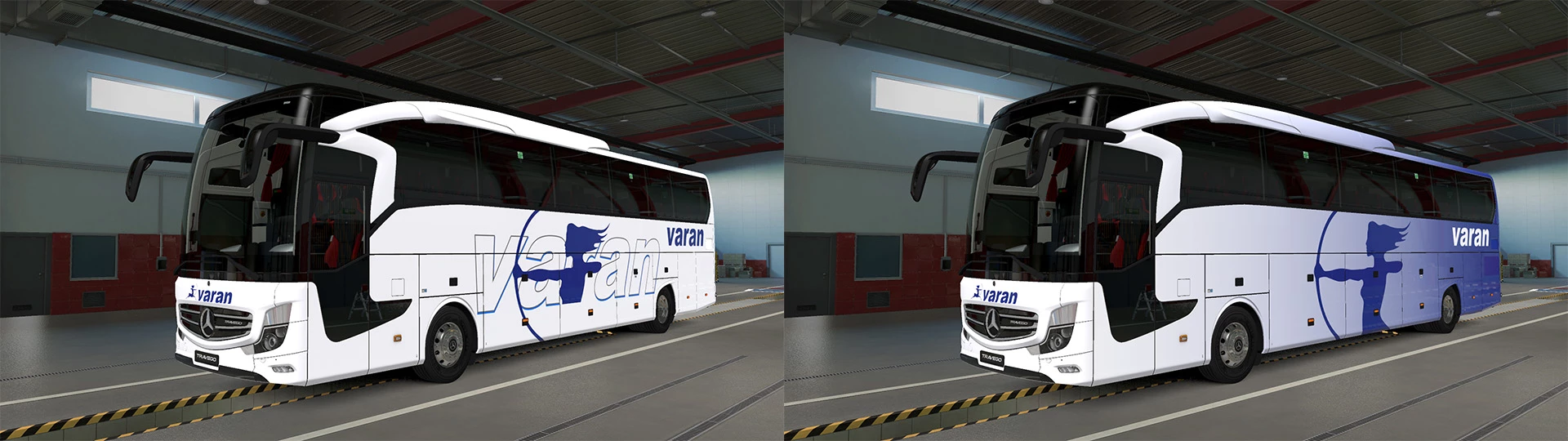 Mercedes New Travego 16 SHD – Varan SkinPACK 1.0 - ETS 2