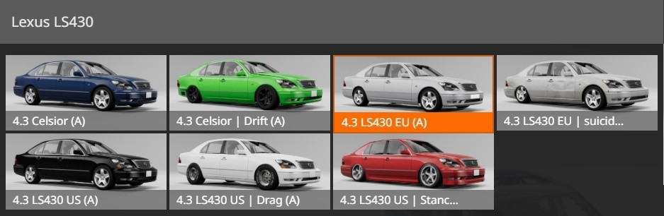 Lexus LS430/Toyota Celsior 1 - BeamNG.drive