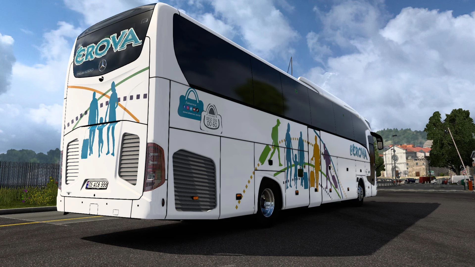 Lüks Erova Skin for New Travego 16SHD all - ETS 2