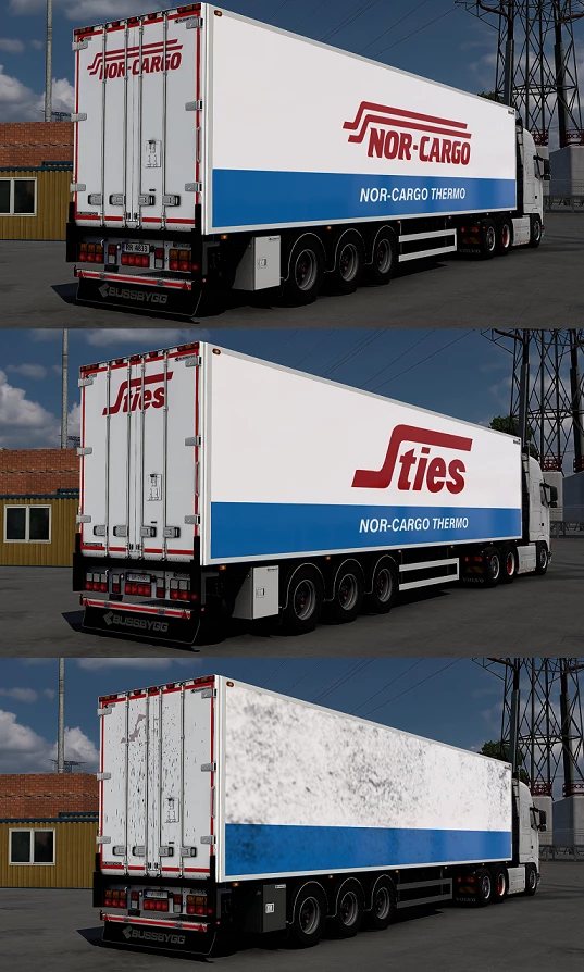 Bussbygg Euromax Nor Cargo / Sties / Ex Skin Pack 1.0 - ETS 2