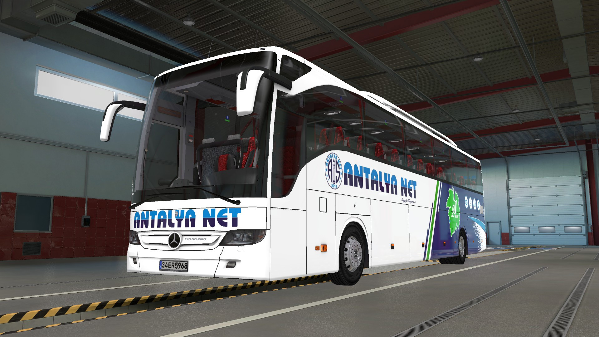 MB Tourismo 16 Relax Antalya Net Turizm Skini 1.45.x - ETS 2