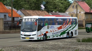 Indian KSRTC (Kerala) Skin Pack for Volvo B11r by BMI Premium | Garuda ...