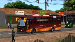 Indian Kallada Travels Skin Pack for JK Vega Sleeper Bus Mod 1.0 - ETS 2