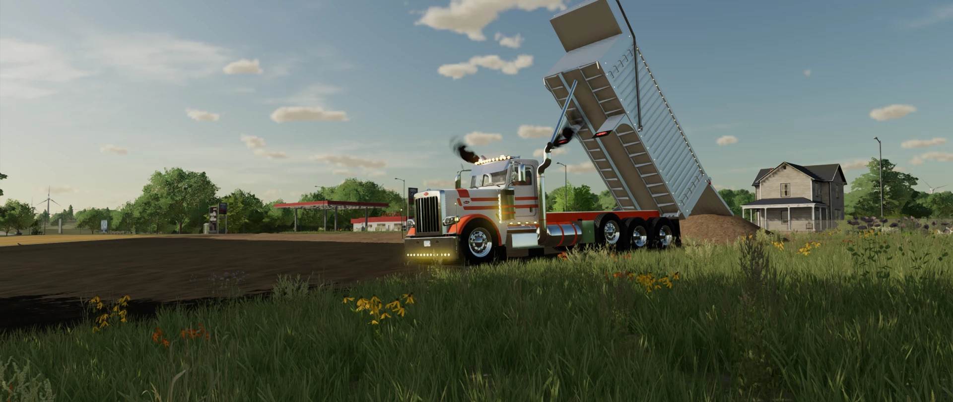 Doomsday peterbilt 389 dump truck v 1.0 - FS 22