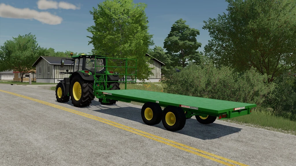 Marston 22' Bale Trailer 1993 v 1.0 - FS 22