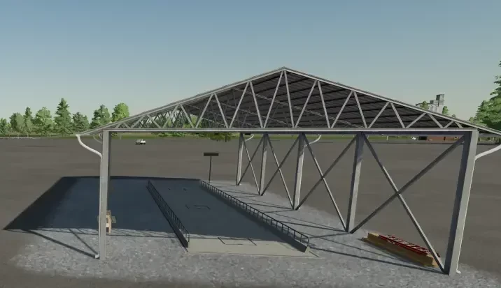 Vehicle scales with canopy and lighting v 1.0 - FS 22