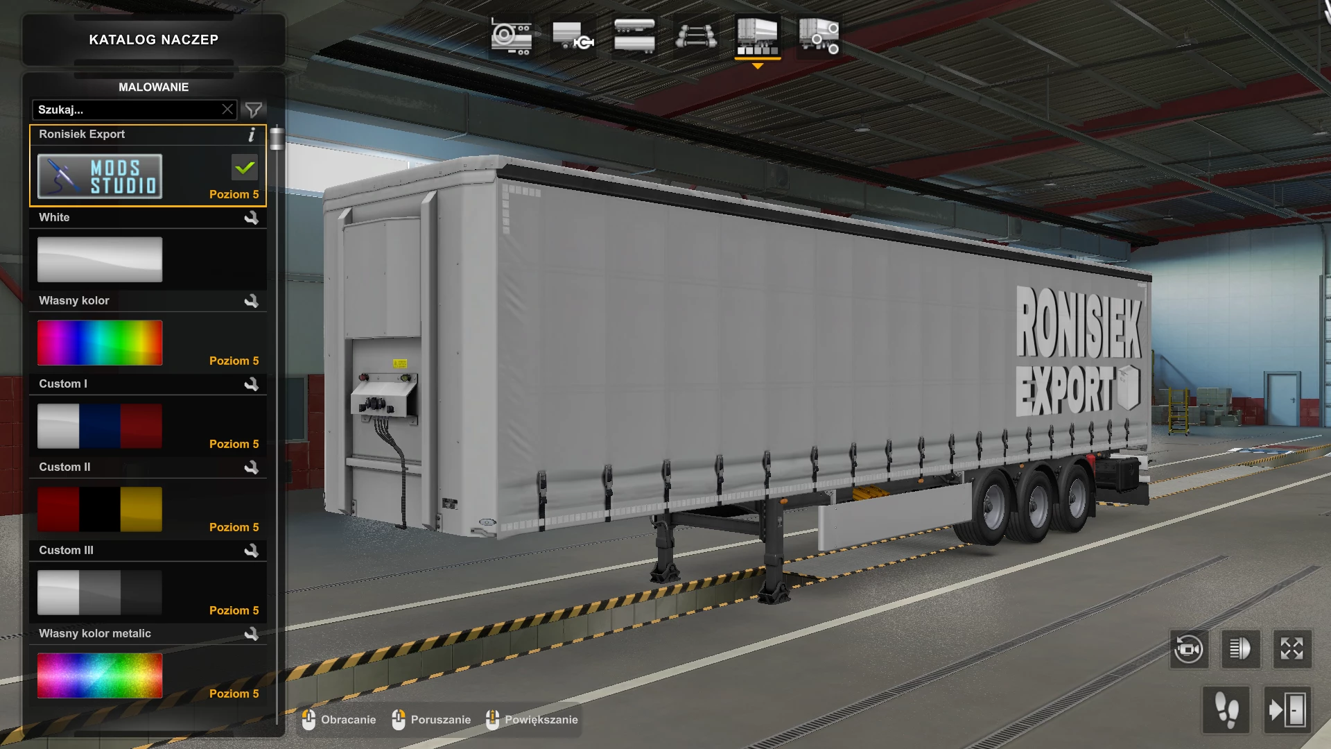 Ronisiek Export Trailer skin pack 1.0 - ETS 2