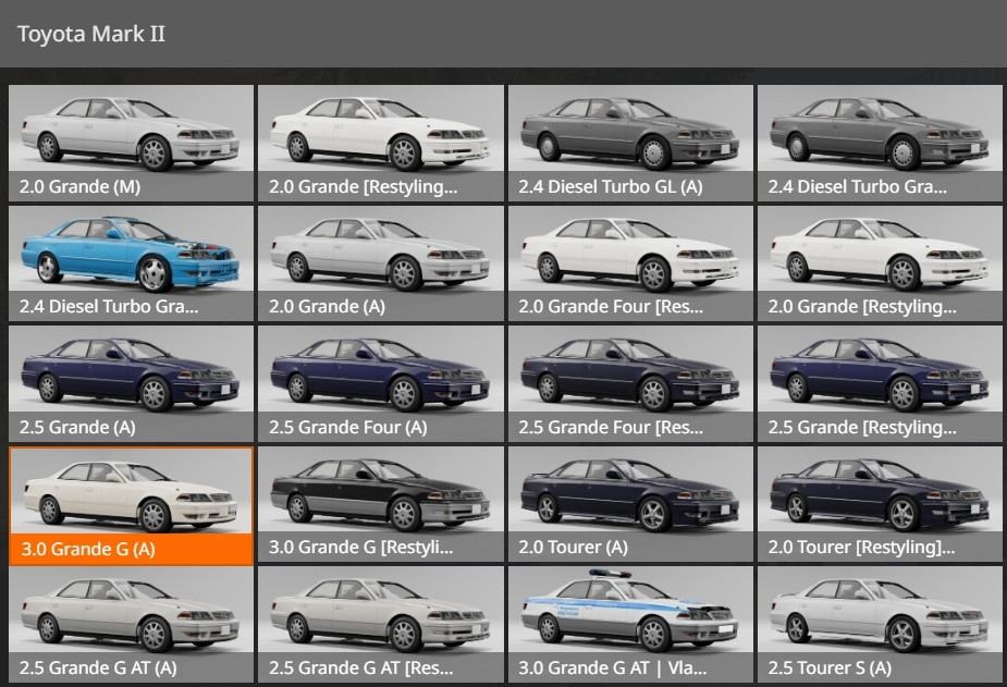 Toyota Mark II X100 1 - BeamNG.drive