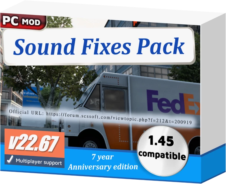 Sound Fixes Pack - 7 year anniversary edition v22.67 - ATS