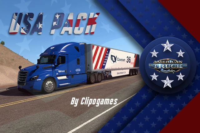 USA skin pack 1.0 - ATS