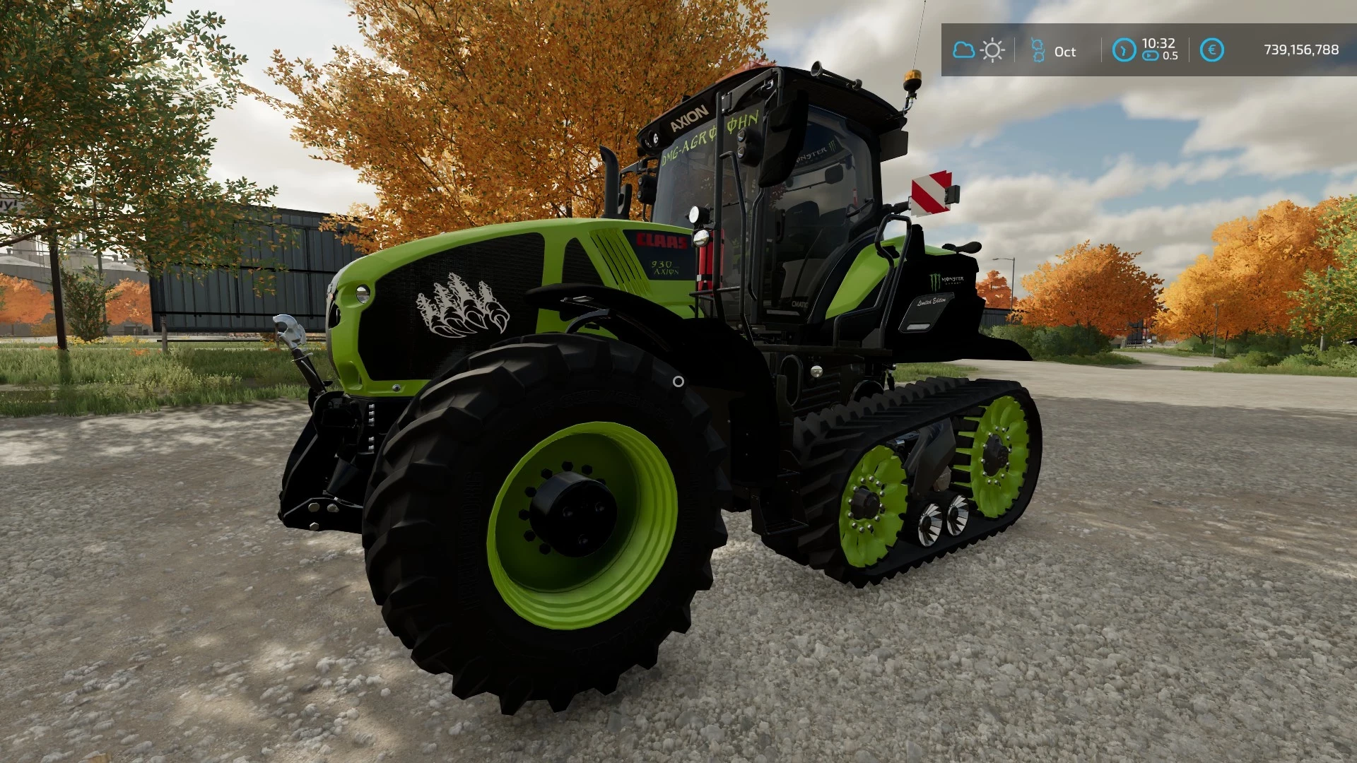 Claas Axion 960TT Monster Energy Edition v 1.0 - FS 22