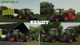 Fendt 800 S4 by MAXMODDING v 1.0 - FS 22
