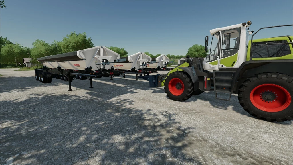 Lizard Wheel Loader Header Mover v 2.0 - FS 22