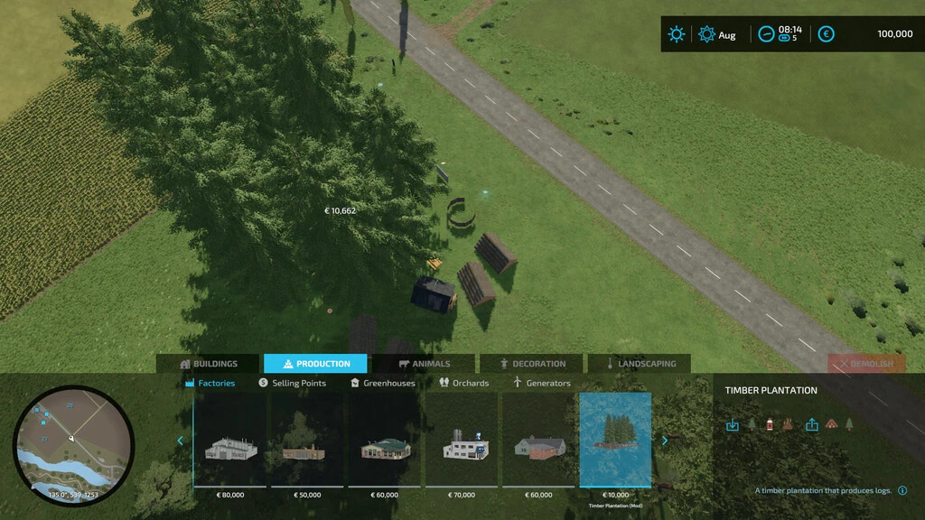 Timber Plantation v 1.0 - FS 22