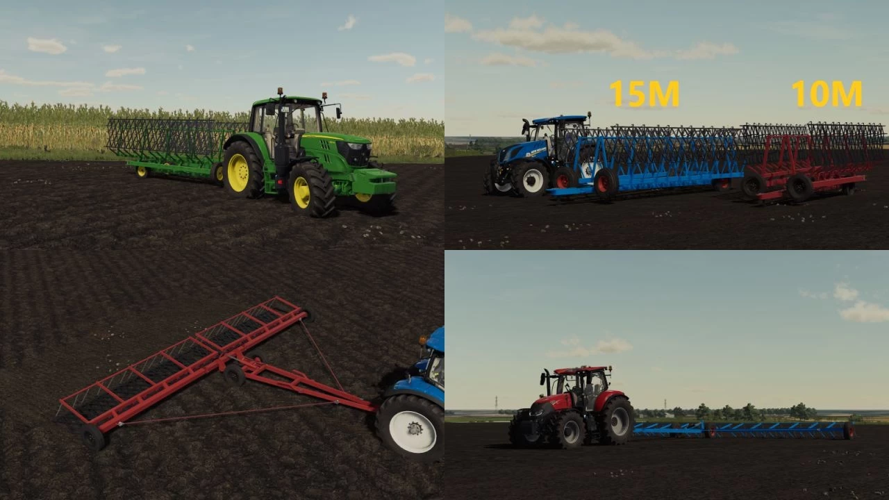 Trailed harrows 10 / 15m v 1.0.1.0 - FS 22