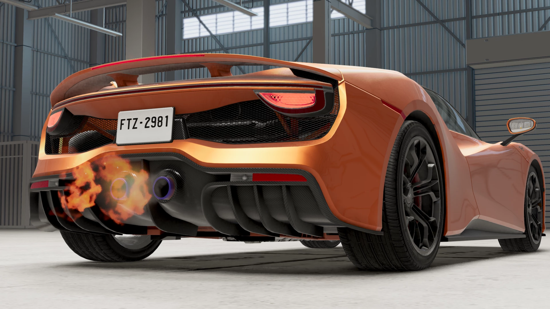 Straight Pipe for the Civetta Scintilla 1 - BeamNG.drive