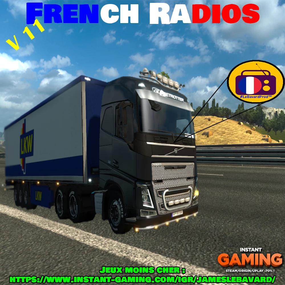 French Radios v 11 | JamesLeBavard 11 - ETS 2