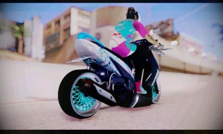 Vario 110 / Honda Click LOWRIDER [Hatsune Miku Itansha] - GTA: SA