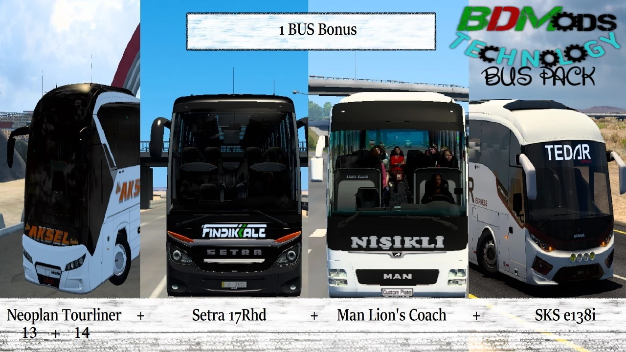 ETS 2 BUS PACK 1.42.X 1.1 - ETS 2