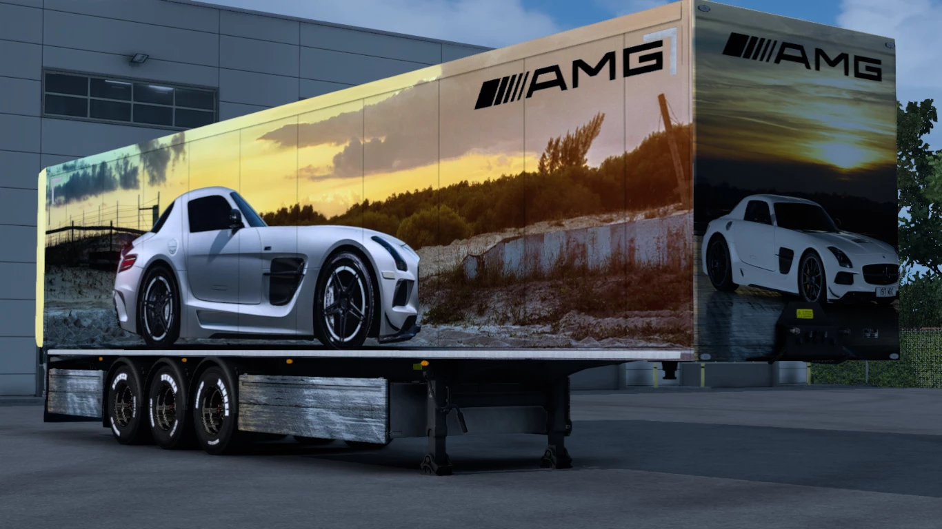 Mercedes-Benz SLS AMG Trailer Skin 1..0 - ETS 2