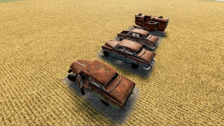 Rusty Cars Collection For Decoration 1.0.0.0 - FS 22