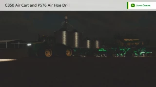 John Deere C850 Air Cart And P576 Air Hoe Drill v 1.0.1 - FS 22