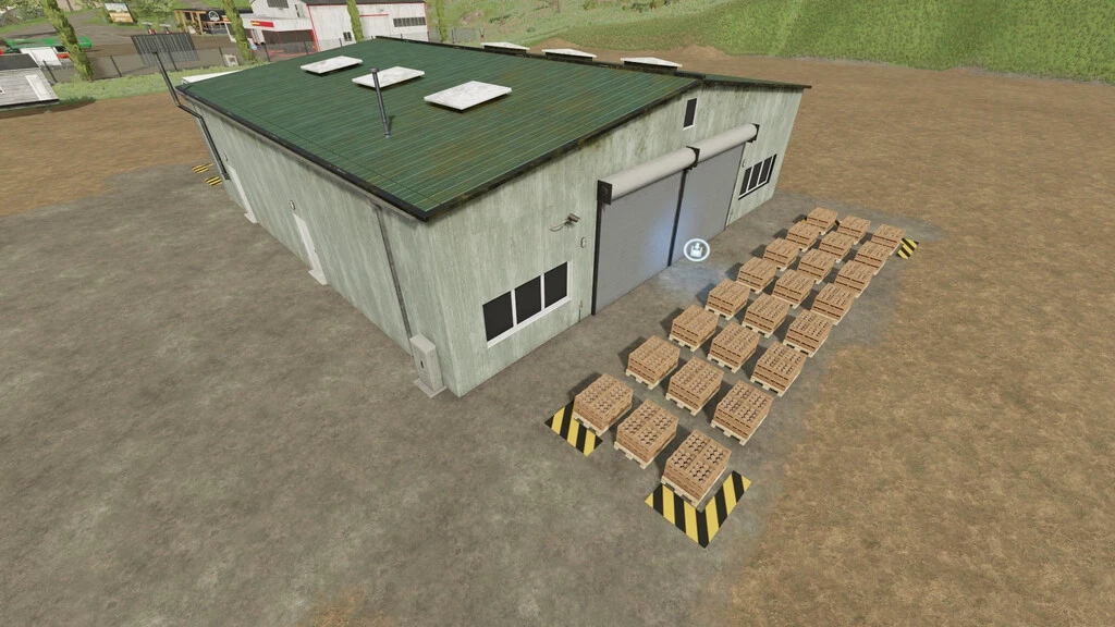 Pallet And Bale Warehouse v 1.0.1.0 - FS 22
