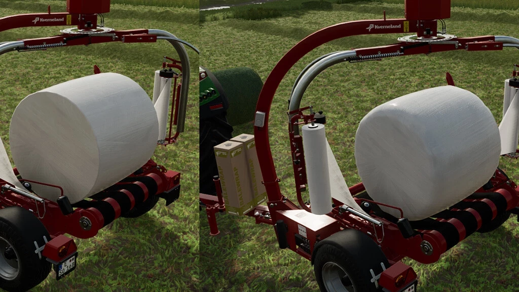 Rounder Wrapped Round Bales v 1.0.2 - FS 22