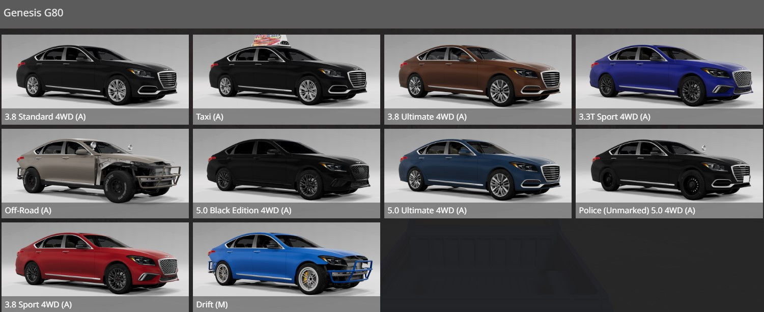 Genesis G80 1 - BeamNG.drive
