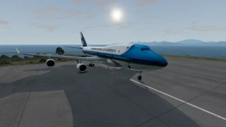 Download Boeing 747 Airforce-ONE - BeamNG.drive - ModLand.net
