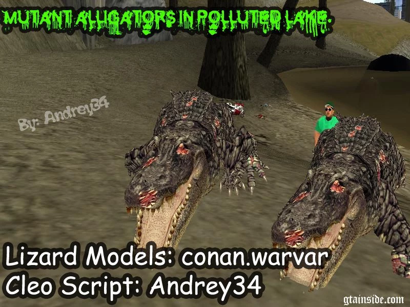 Mutant Lizards at Back o 'Beyond - GTA: SA