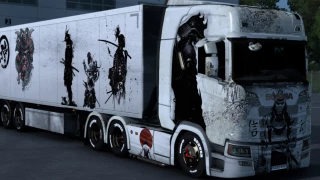 Scania Samurai Warrior Skin 1.35 - 1.46 - ETS 2