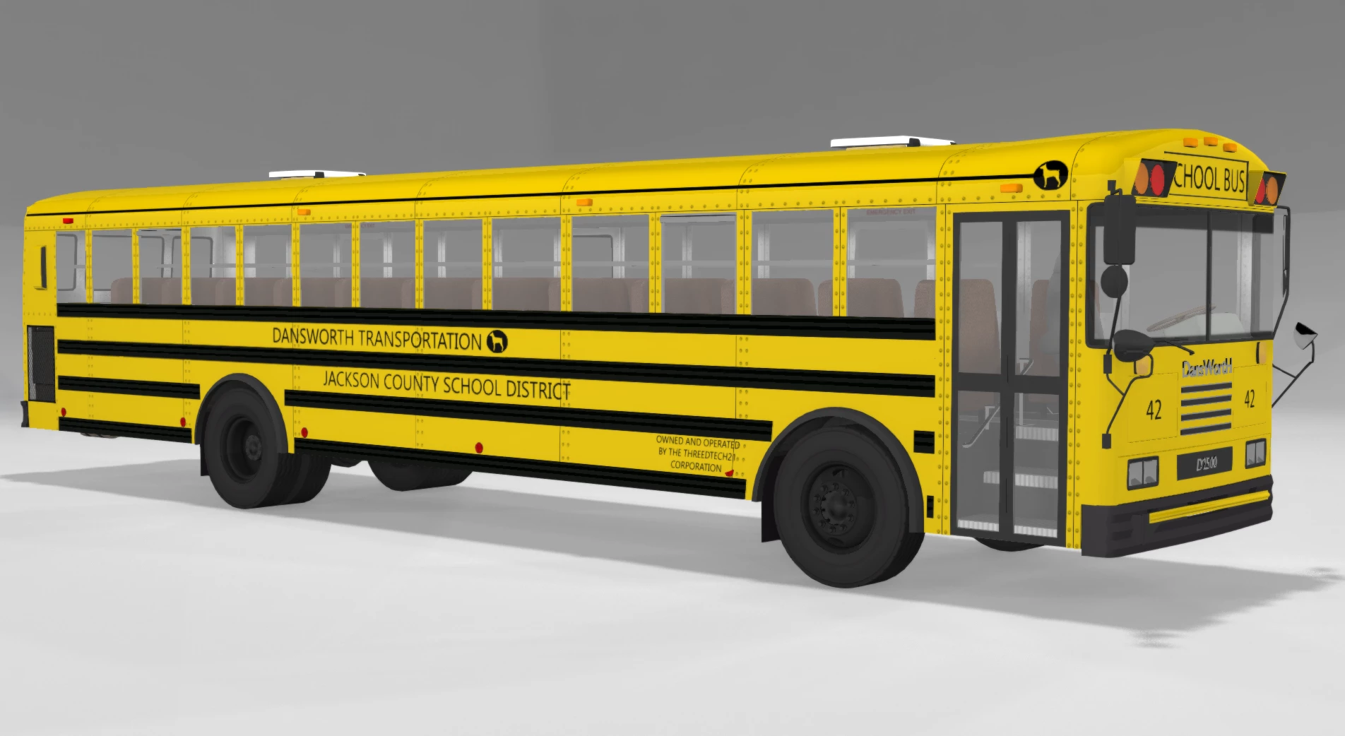 Dansworth D2500 (Type-D) Rear Engine Bus 7.5 - BeamNG.drive