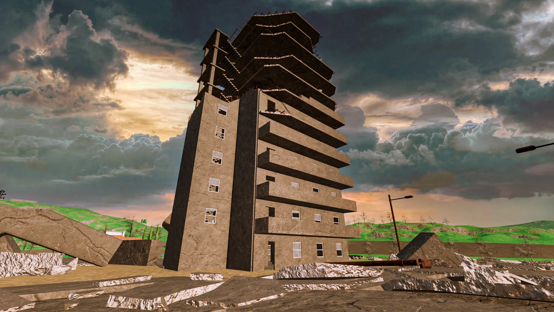 Destroyed Buildings 1.0.0.0 - FS 22