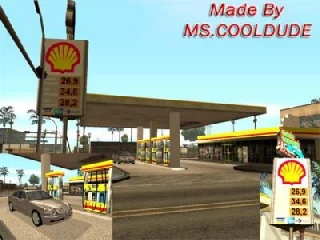 Shell Petrol Station Mod - GTA: SA