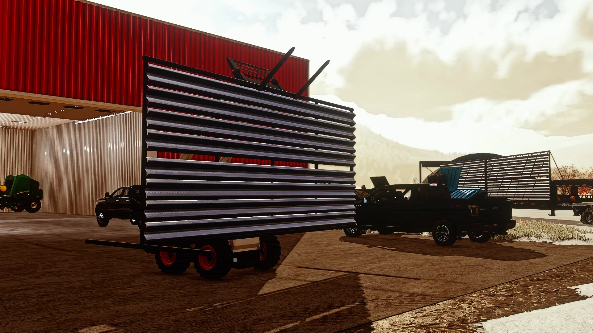 Cattle Wind Break v 1.0 - FS 22