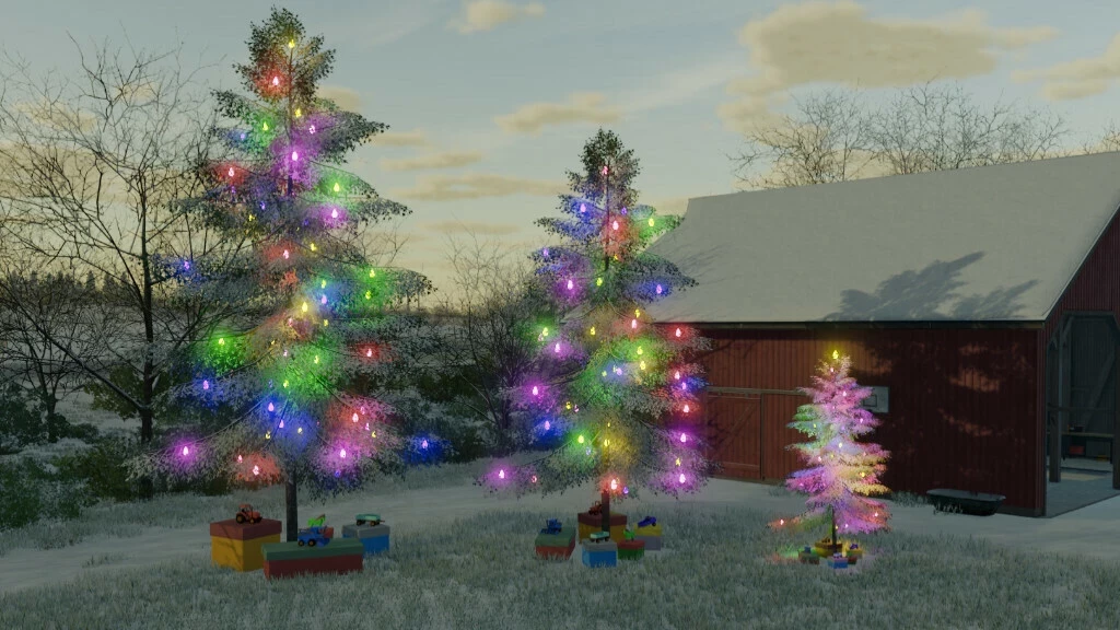 Christmas Trees Pack v 1.0.1.0 - FS 22