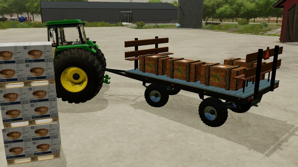 Hay Wagon With Seats v 1.0.1.0 - FS 22