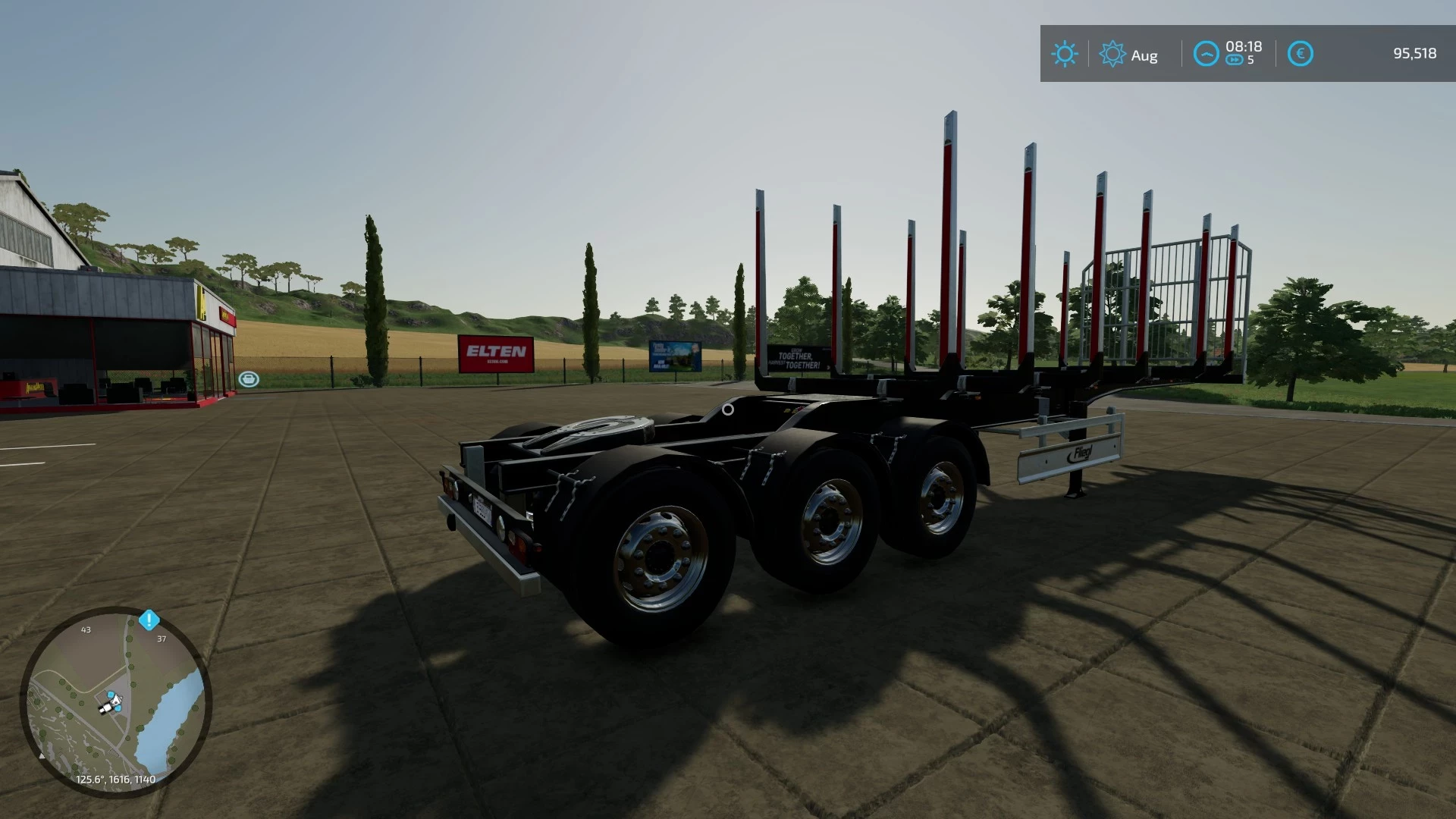 Timber Runner B train / Front v 1.0 - FS 22