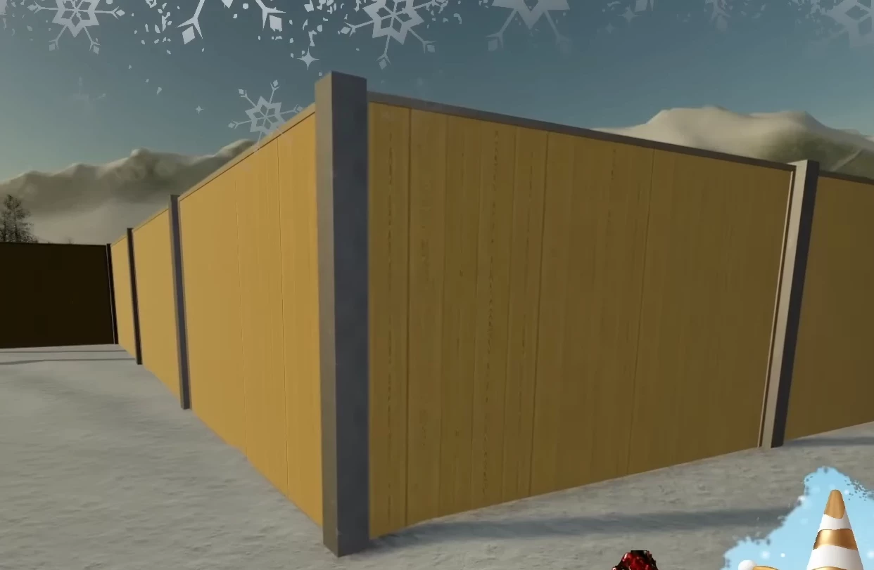 Wodden Fence v 1.0 - FS 22