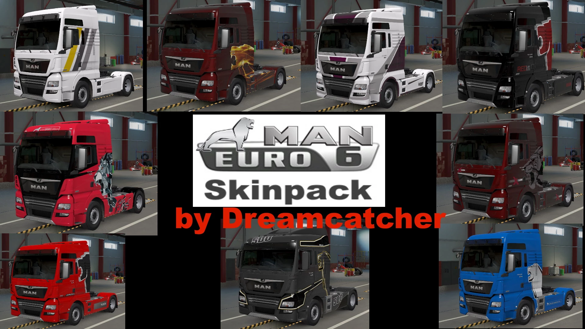 MAN TGX Euro6 skins 1.0 - ETS 2