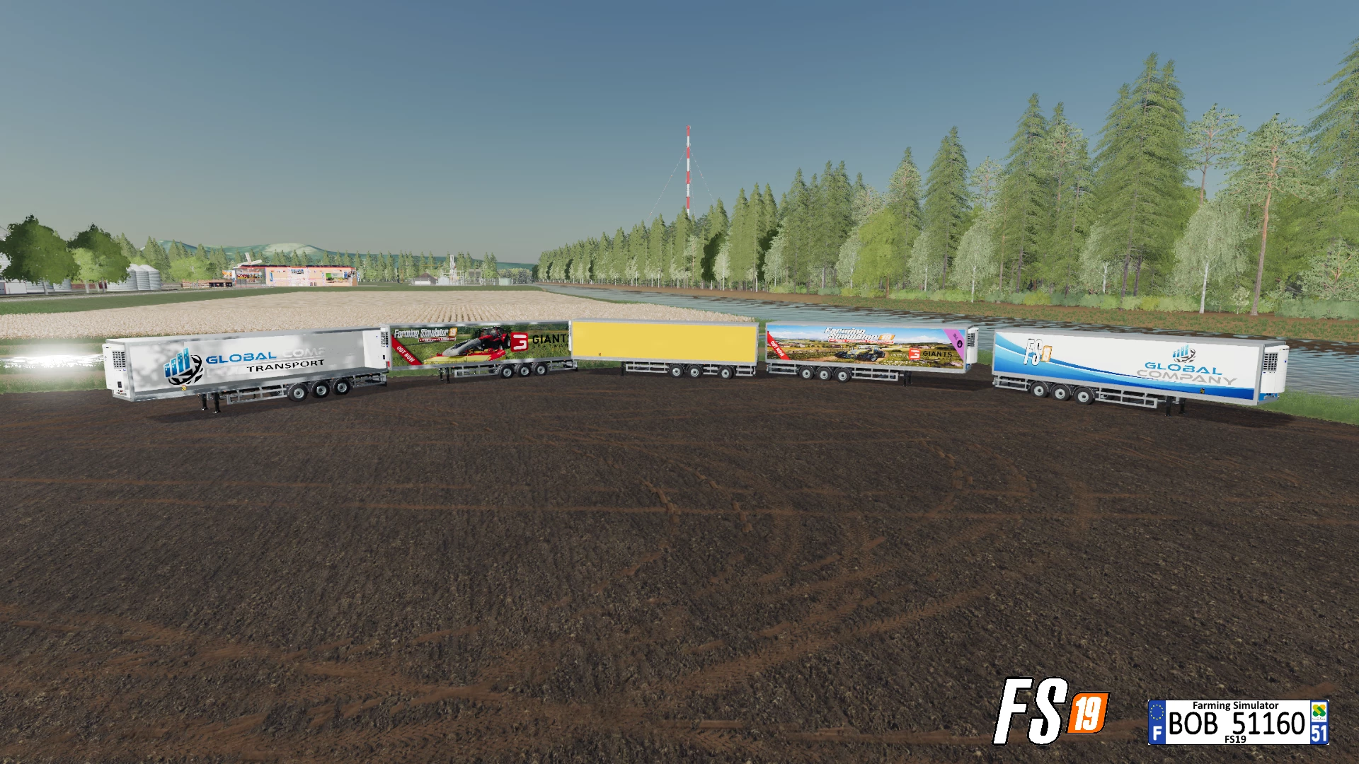 FS19 Schmitz Trailer By BOB51160 1.0.0.0 - FS 19