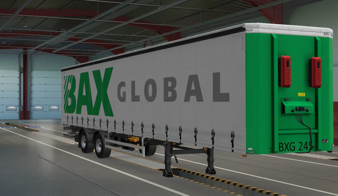 BAX Global Trailer Skin 1.0 - ETS 2