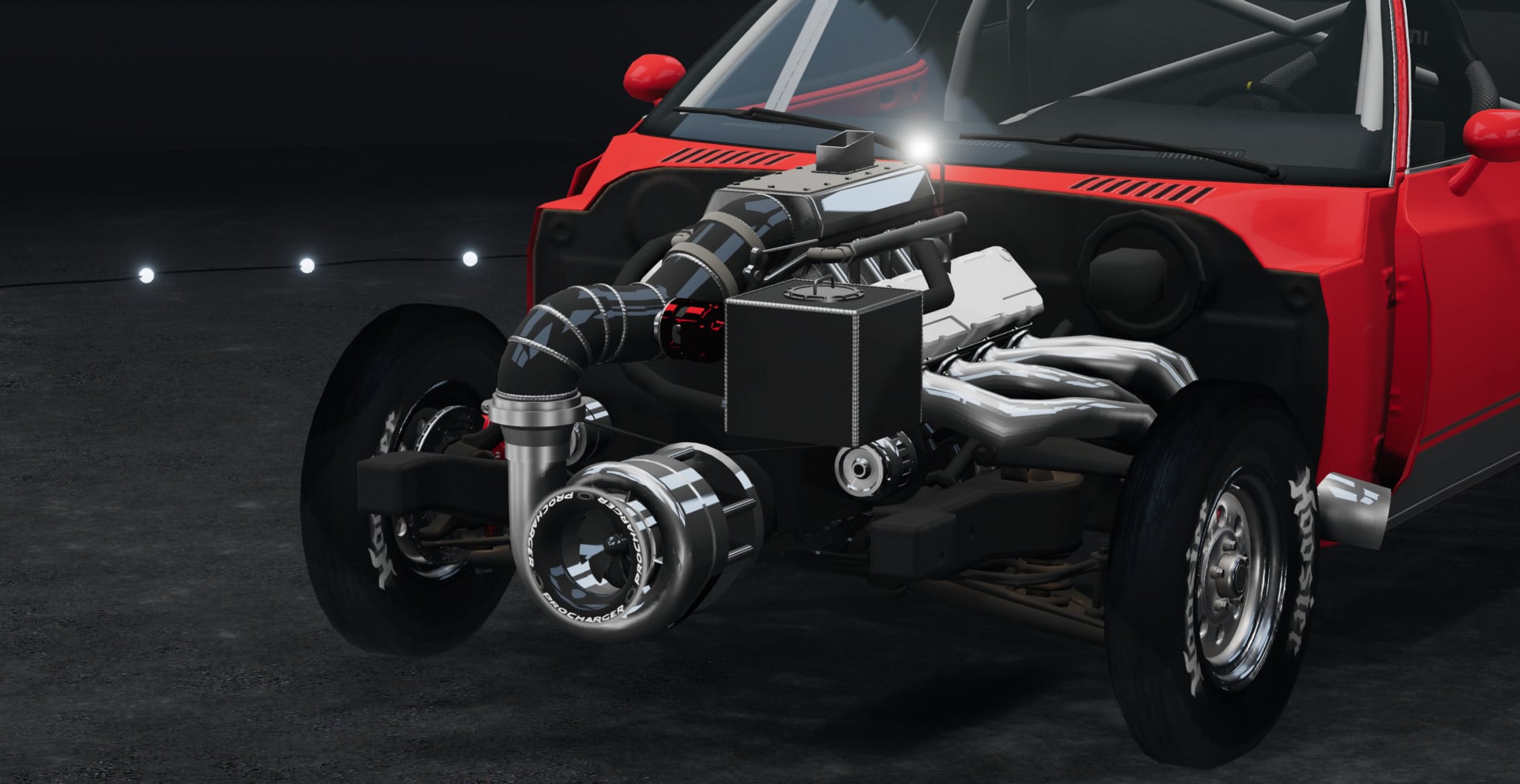 ProCharged 540 Chevy Big Block For The Moonhawk v1.0 - BeamNG.drive